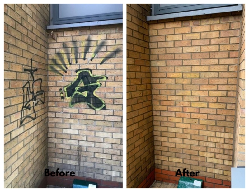 Expert Graffiti Removal throughout Surrey, London and Berkshire | Wipeout