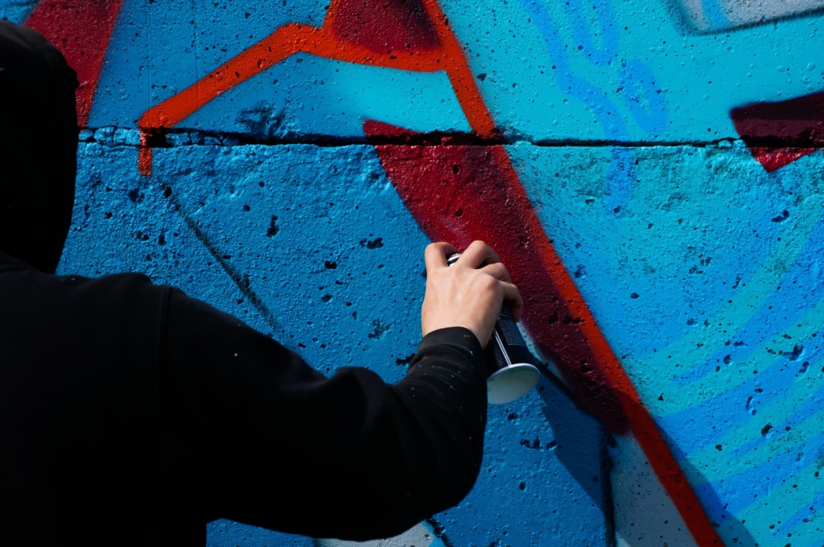 Who is responsible for getting rid of graffiti?